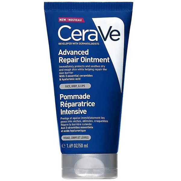 CERAVE ADVANCED REPAIR OINTMENT FOR VERY DRY AND CHAPPED SKIN - 50ML ...