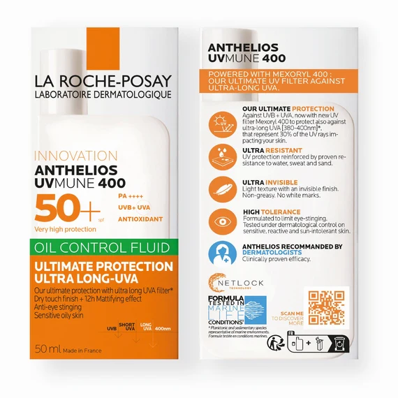 LA ROCHE POSAY ANTHELIOS UVMUNE 400 50+SPF OIL CONTROL – McCartan's ...