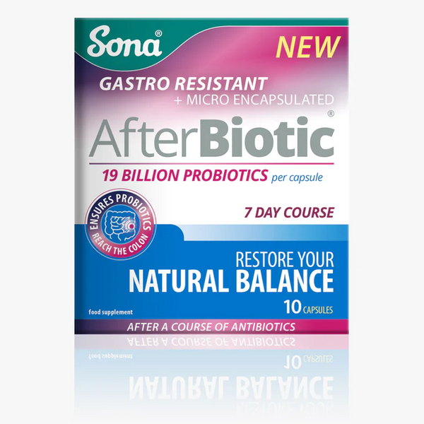 SONA AFTERBIOTIC PROBIOTIC CAPS – McCartan's Pharmacy